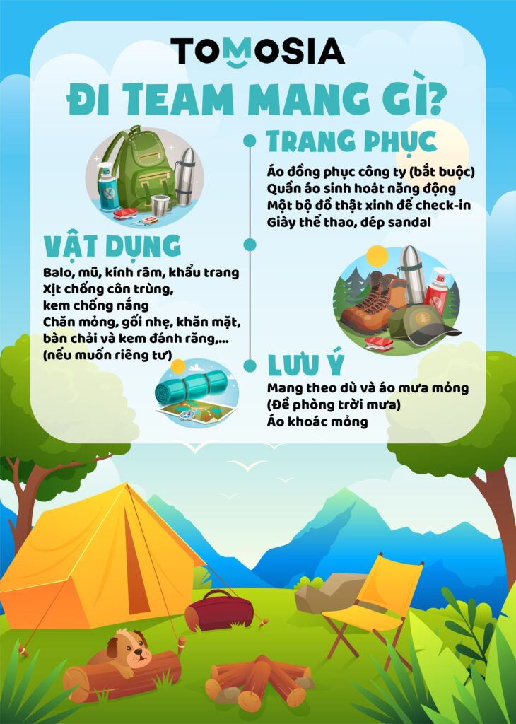 ĐI TEAM MANG GÌ? - TOMOSIA Việt Nam